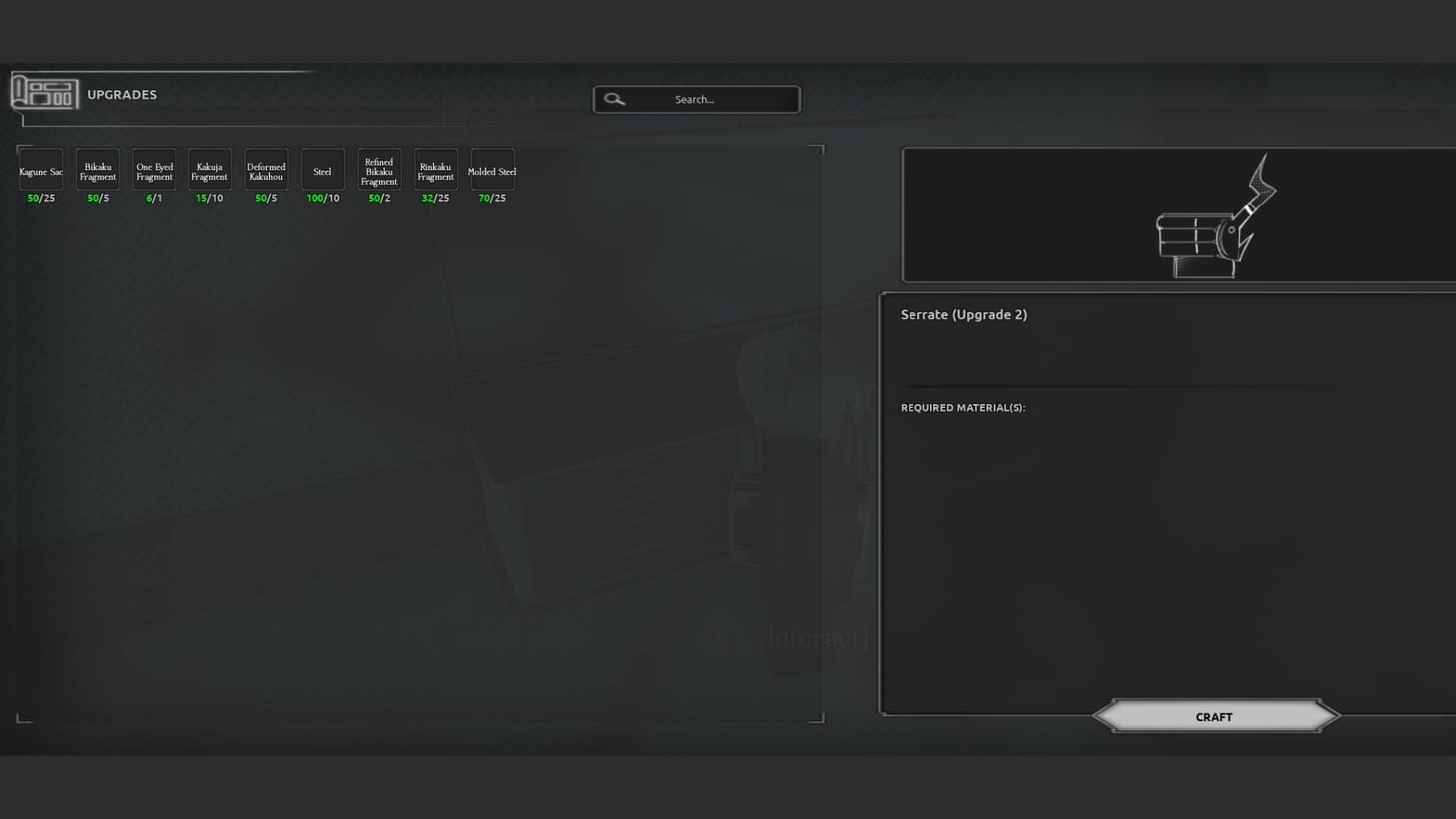 How to get and evolve Serrate Quinque in Ghoul://Re
