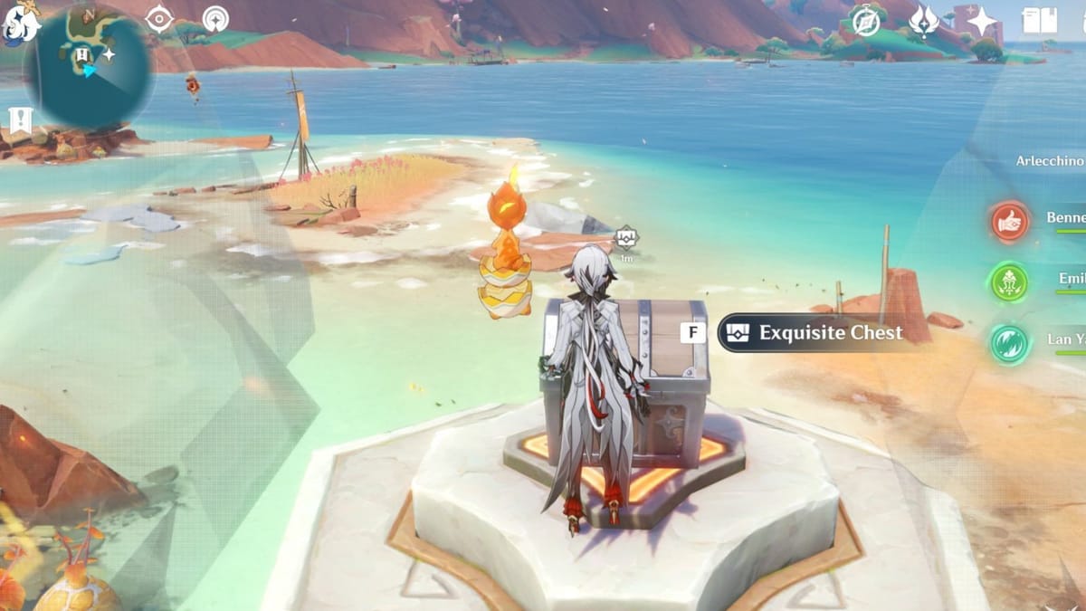 Genshin Impact: All Luxurious Chests on the Atocpan map (Version 5.5)