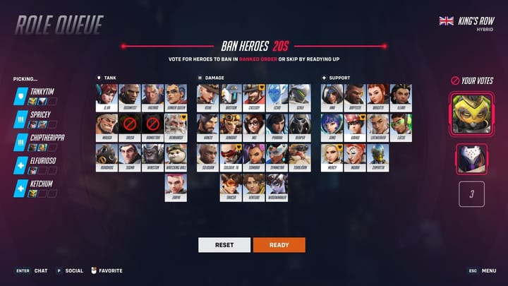 Hero bans in Overwatch 2: What to expect, and how to ban