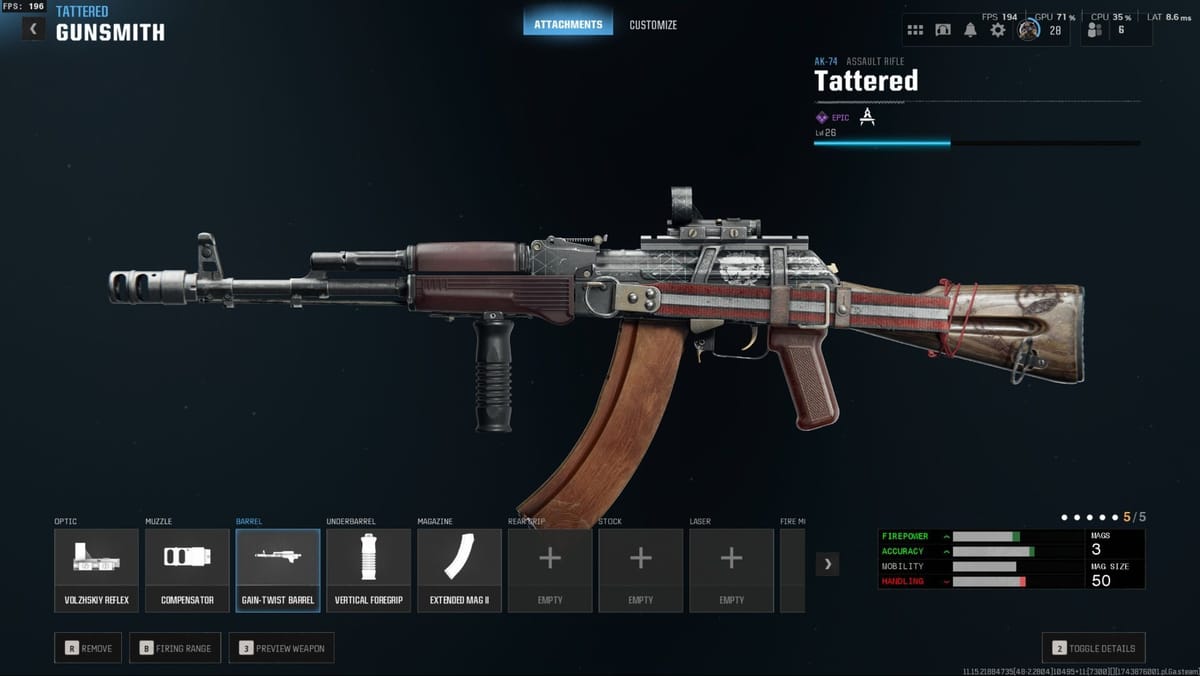 AK-74's SMG loadout is overpowered in Warzone Verdansk after Season 3 ...