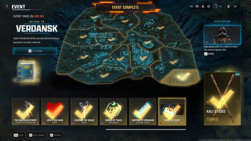 How to complete the Return to Verdansk event in Warzone quickly