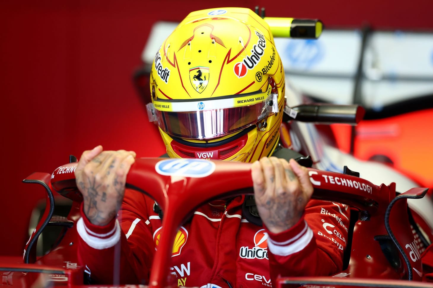 "Sabotage?": Fans react to Lewis Hamilton's claim that a faulty Ferrari ...