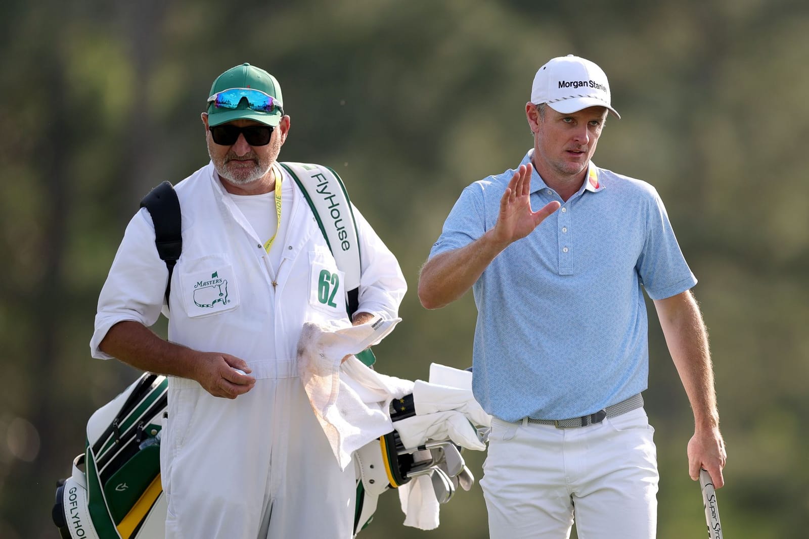 Who is Justin Rose's Caddie?