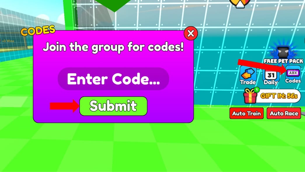 Skateboard Race Simulator codes