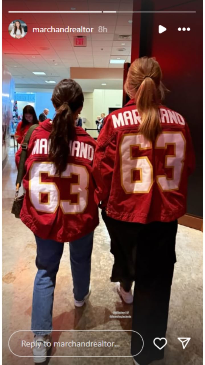 Panthers' Brad Marchand plays golf with mother Lynn, sister Rebecca and ...