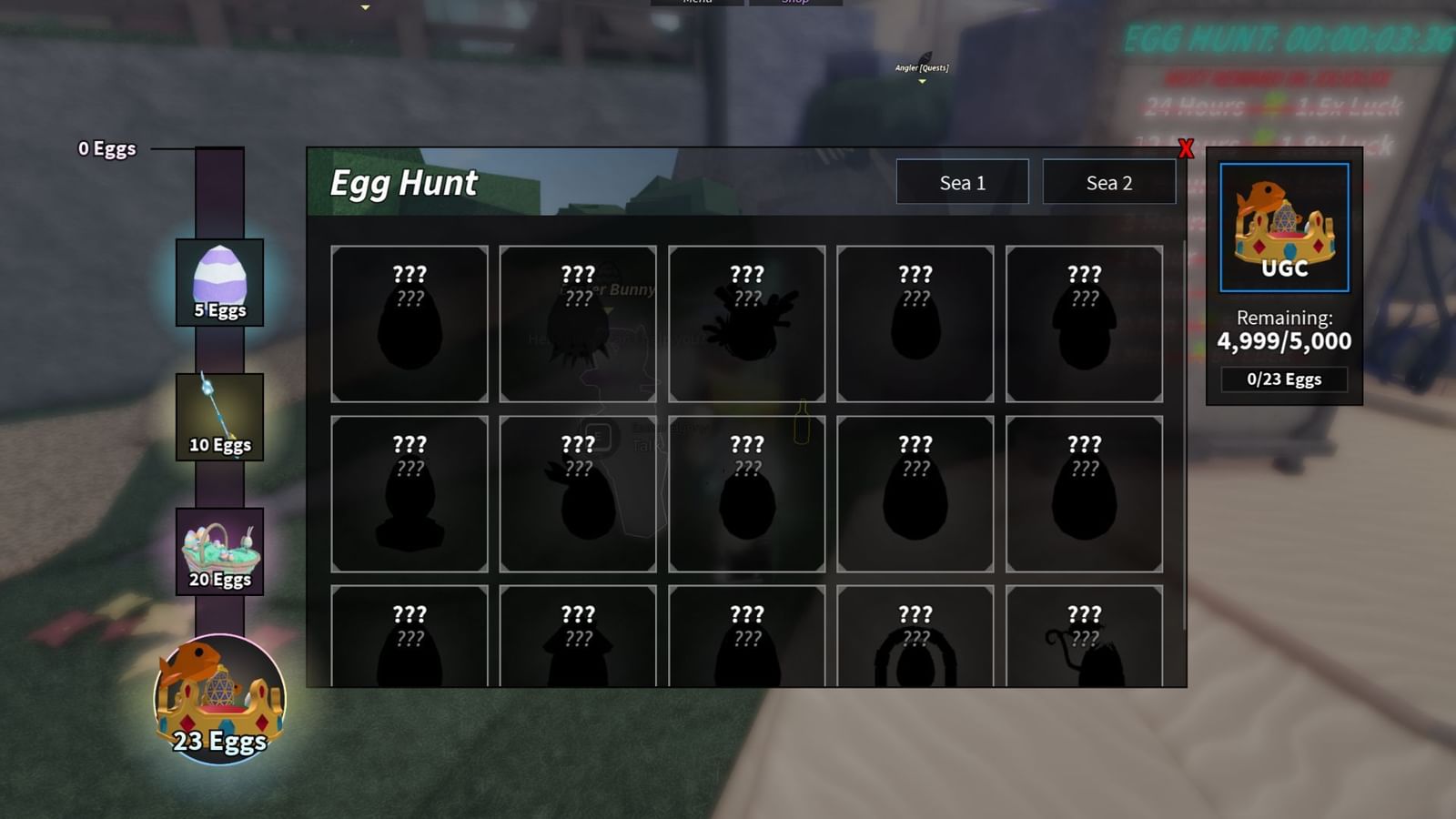 Fisch Easter Egg hunt guide: All locations, rewards, and how to claim
