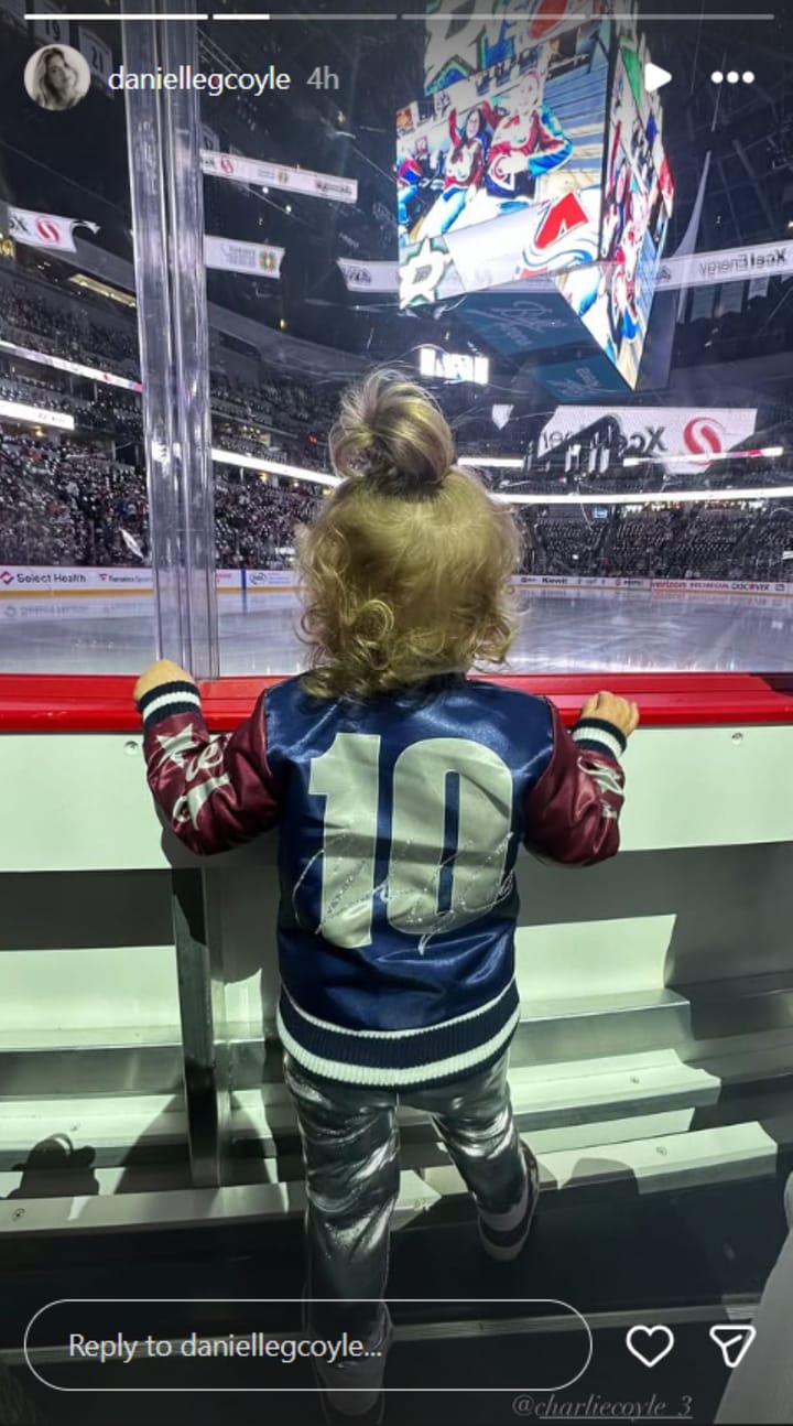 Charlie Coyle shares heartwarming moment with daughter Lilia from ...