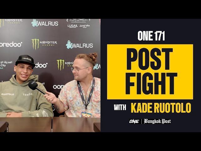 Kade Ruotolo ONE Championship: "Back in the lab training jiu-jitsu ...