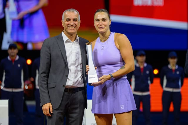 Aryna Sabalenka drops 2-word update as she touches down in Madrid with her team after Stuttgart ...