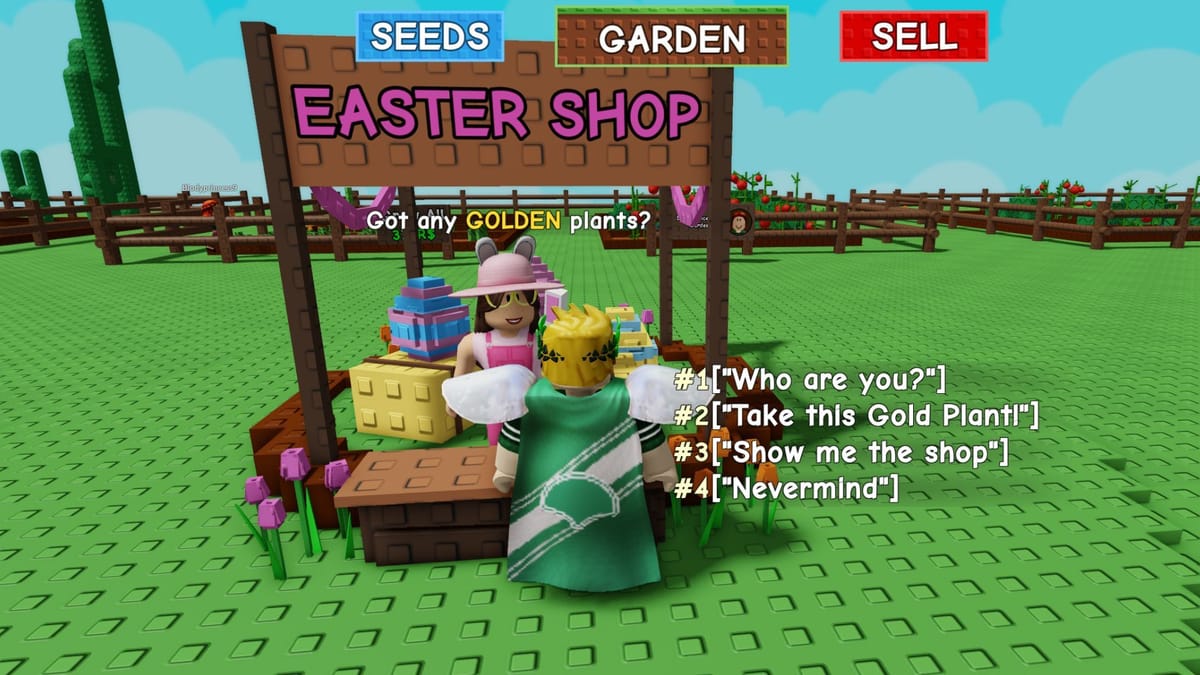 Grow a Garden Easter Event Guide