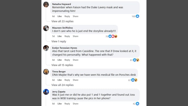 "Drew is not Drew" - General Hospital fans recall Faison's mask twist ...