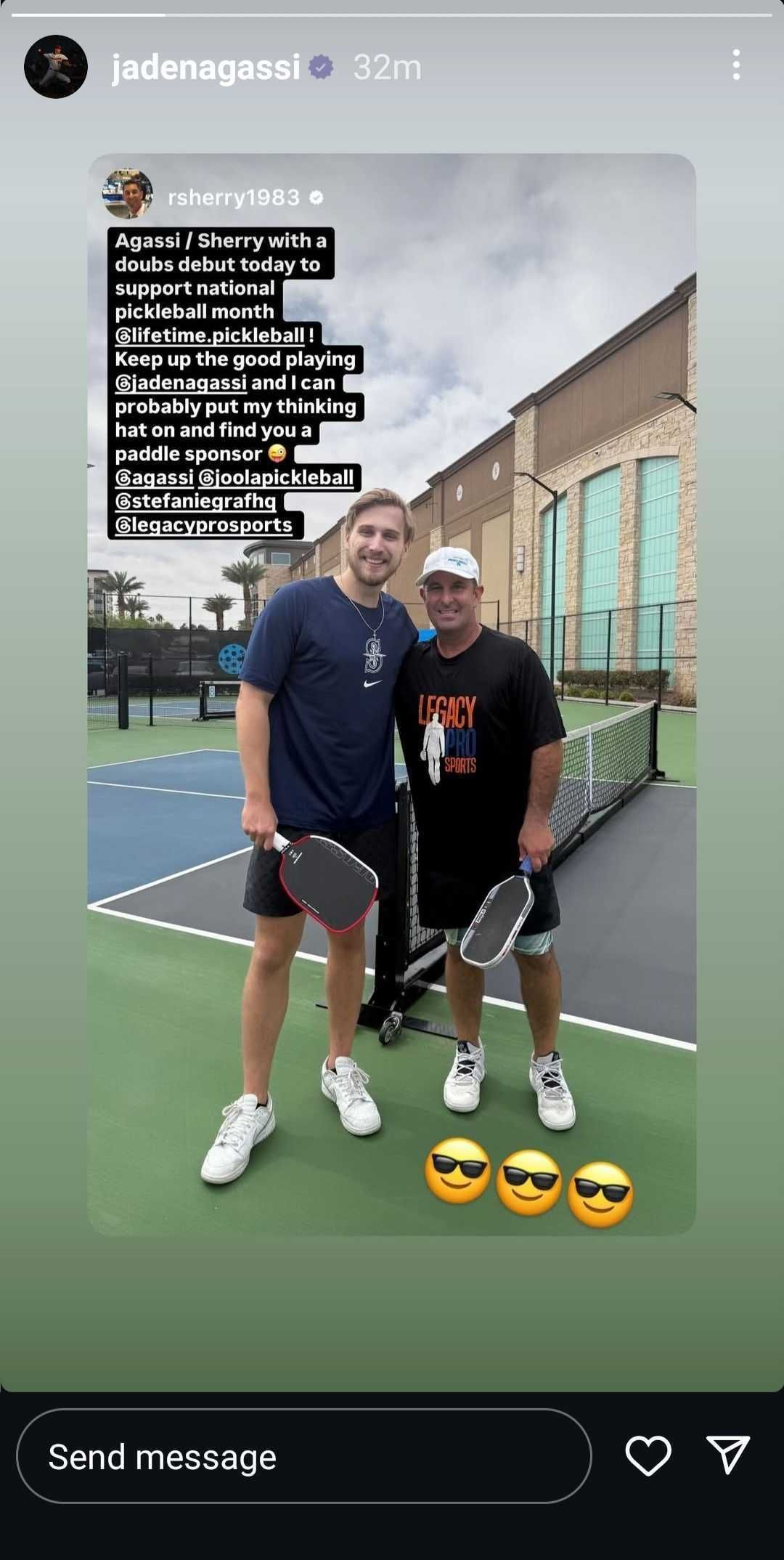 Steffi Graf & Andre Agassi's son Jaden picks up the paddle to steal the ...