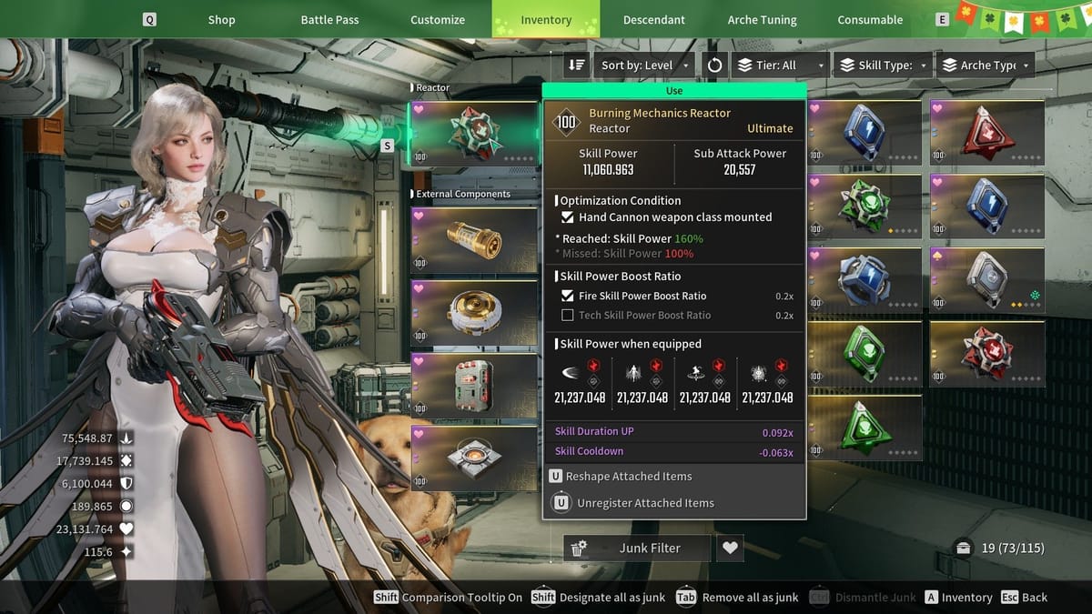 The First Descendant: Serena Build and Arche Tuning Setup