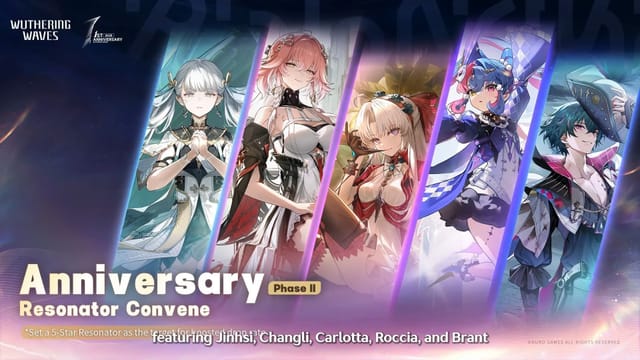 Wuthering Waves 2.3 banners schedule