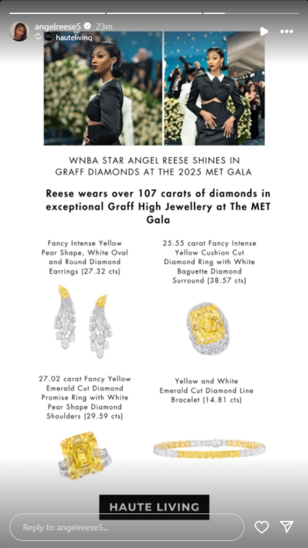 Angel Reese sparkles eyes at Met Gala with 107 carats of exceptional ...