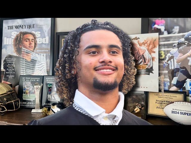 With aim to get drafted as youngest QB in NFL, Julian Lewis makes ...