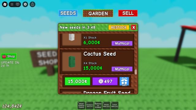 All Prickly Fruits in Grow a Garden