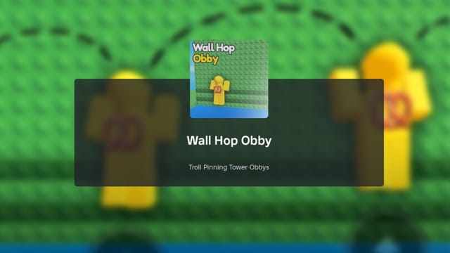 Wall Hop Obby: A beginner's guide
