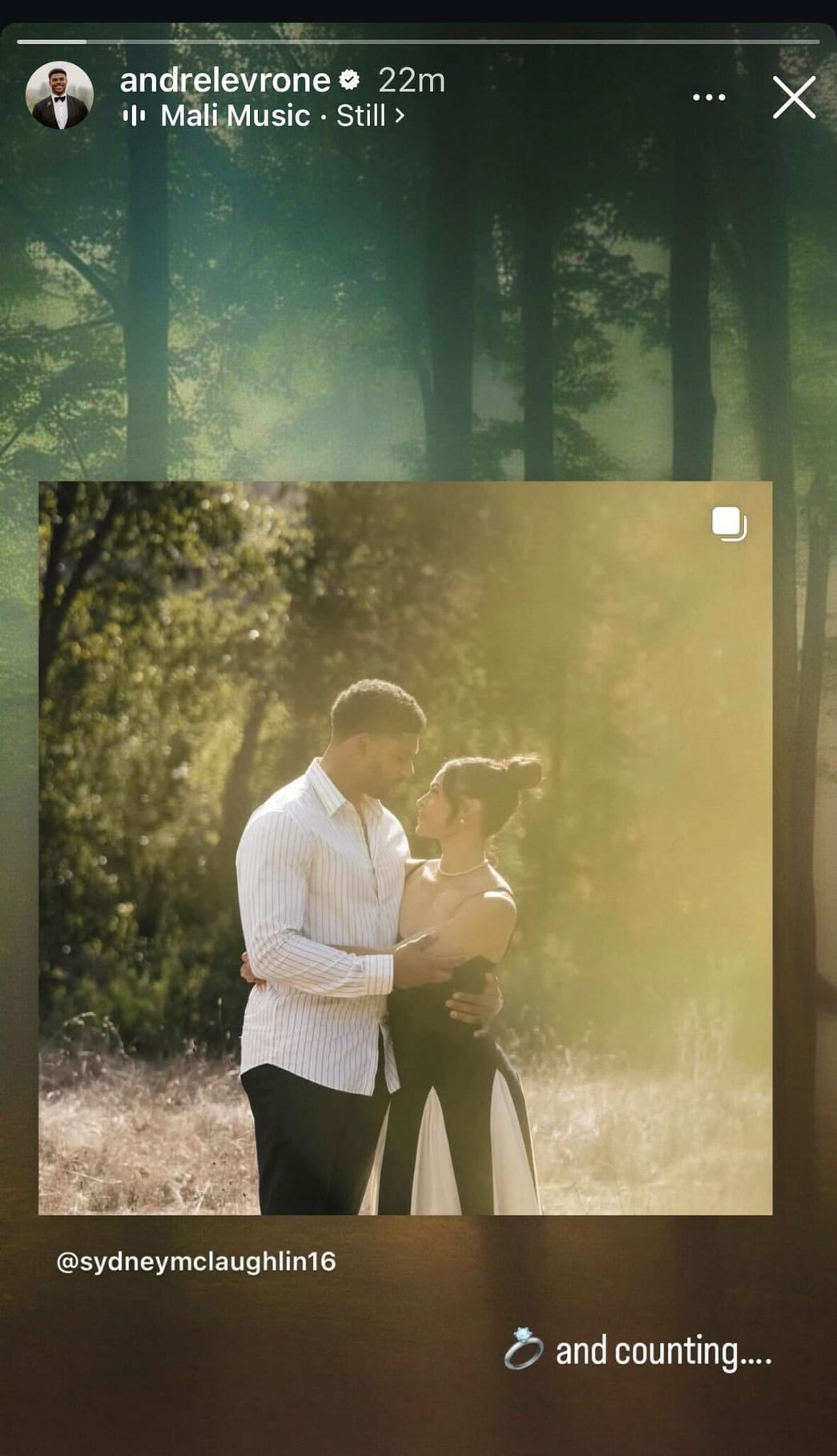 Sydney McLaughlin-Levrone's husband Andre reacts to Olympic medalist's ...