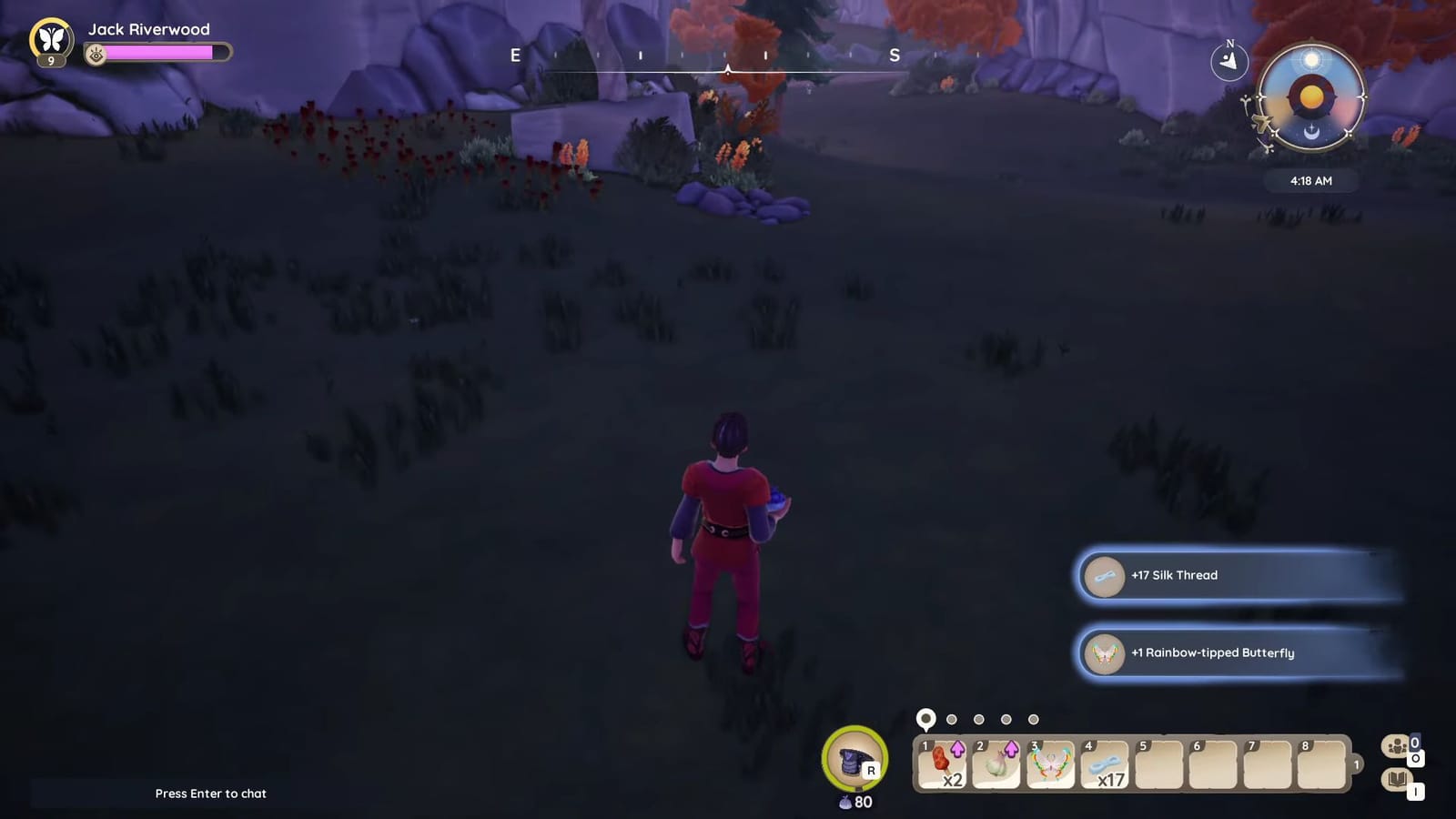 Palia: How to catch the Rainbow-tipped Butterfly