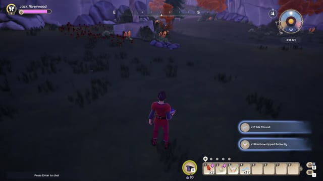 Palia: How to catch the Rainbow-tipped Butterfly