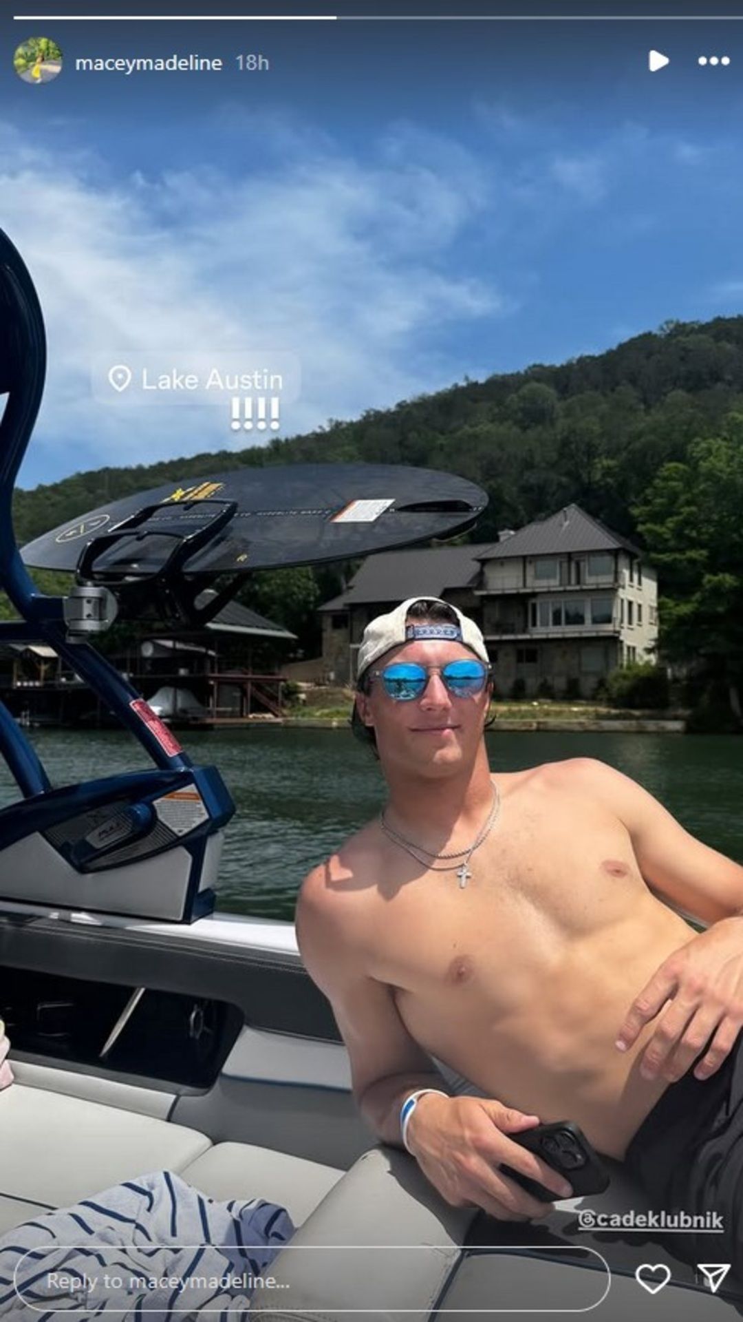 PICS: Clemson QB Cade Klubnik and GF Macey enjoy thrilling vacation in ...