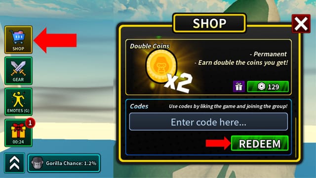 Gorilla vs Humans codes