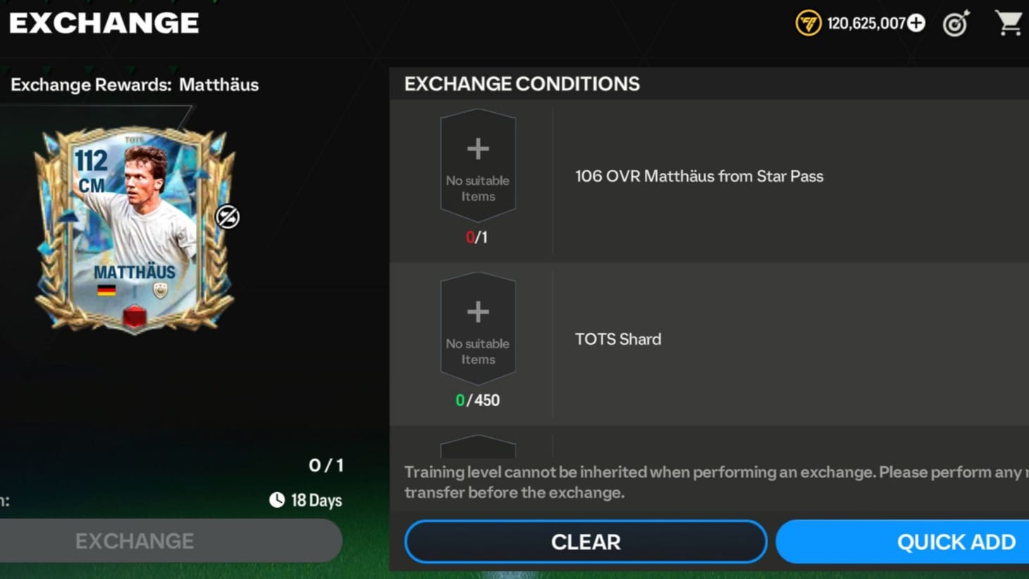 Lothar Matthaus TOTS 25 exchange: All exchange requirements and card ...