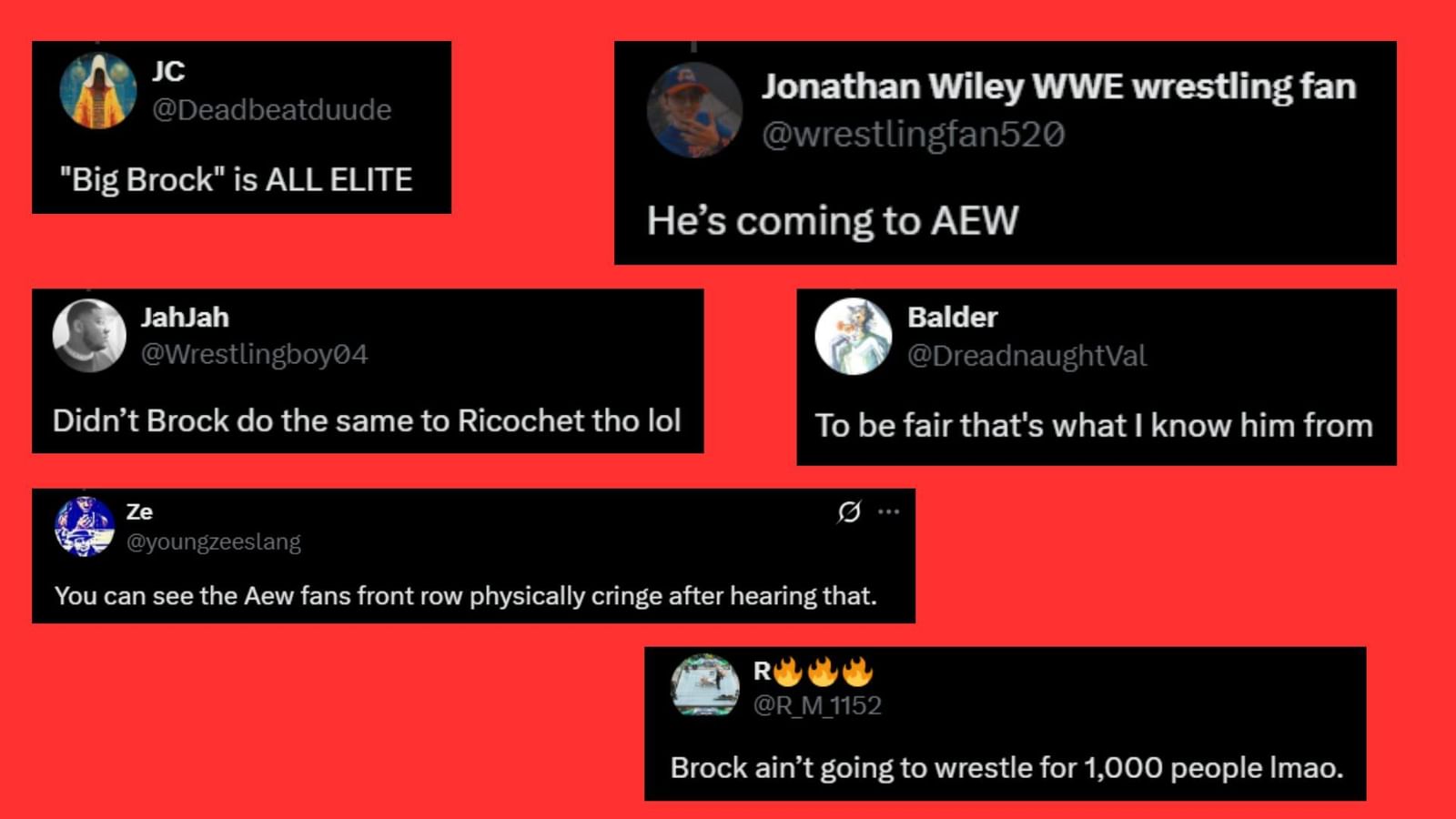 "Big Brock is ALL ELITE," "He’s coming to AEW" - Fans erupt after major ...