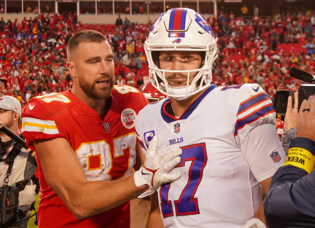 When Josh Allen took playful jab at Travis Kelce’s approach to woo ...