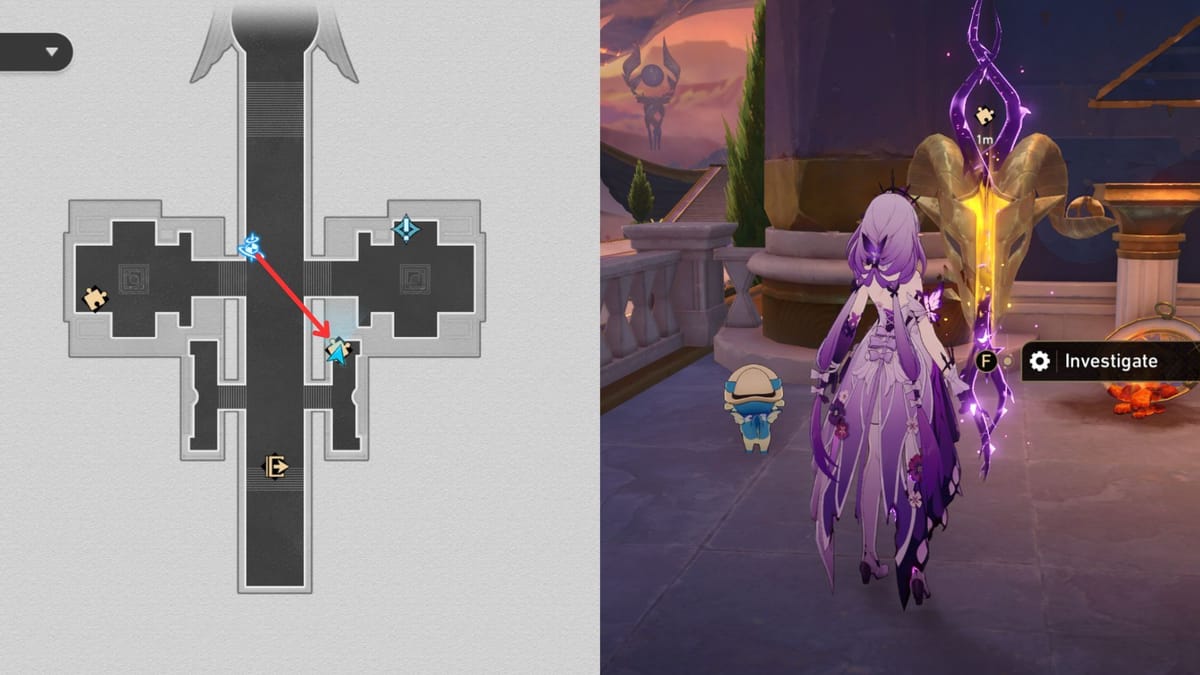 Honkai Star Rail: All Golden Scapegoat locations in Lightless Chapel ...