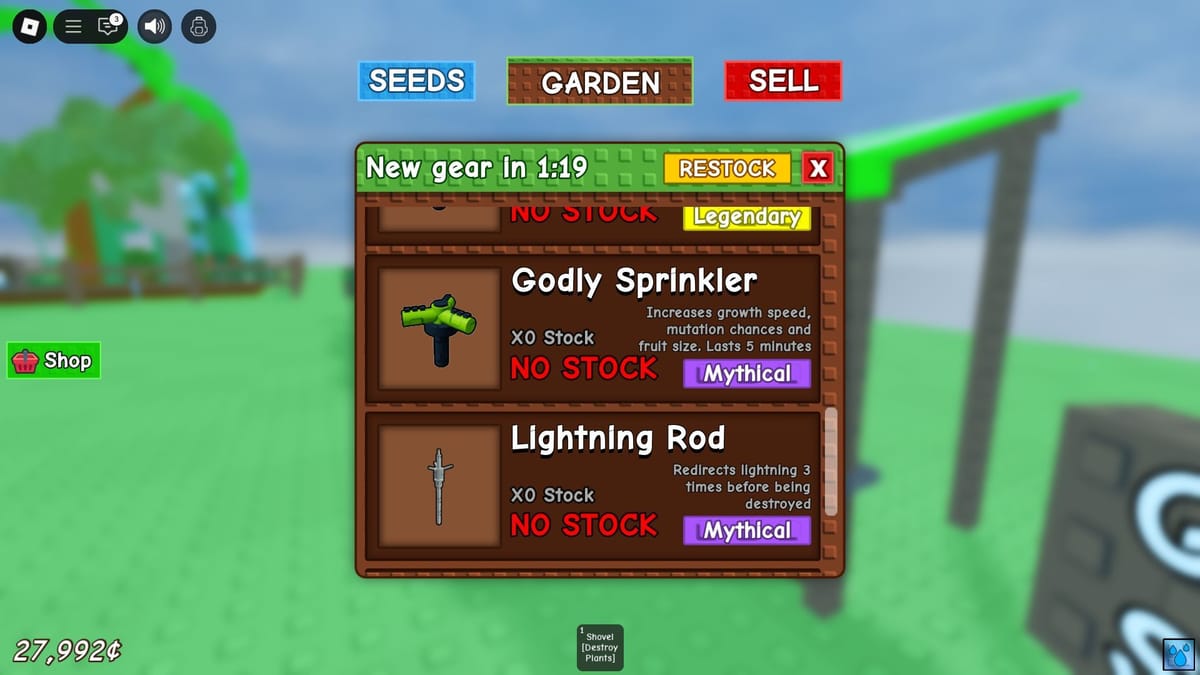 Godly Sprinkler in Grow a Garden: How to get, price, and usage