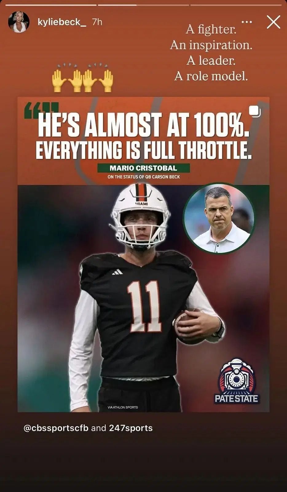 PICS: Carson Beck’s sister Kylie flaunts chic red swimwear as the new “summer dress code”