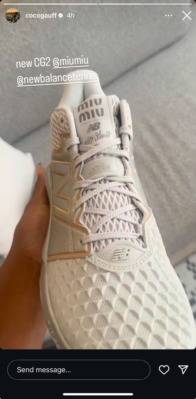 Coco Gauff unveils latest custom New Balance sneakers in collaboration ...