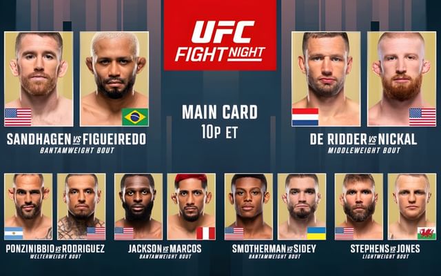 UFC Des Moines fight card: Who's fighting on the UFC card tonight, May ...