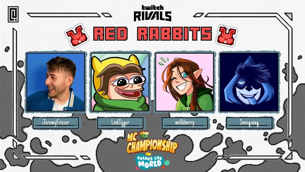 Minecraft Championship x Twitch Rivals 2025 Colour the World: List of ...