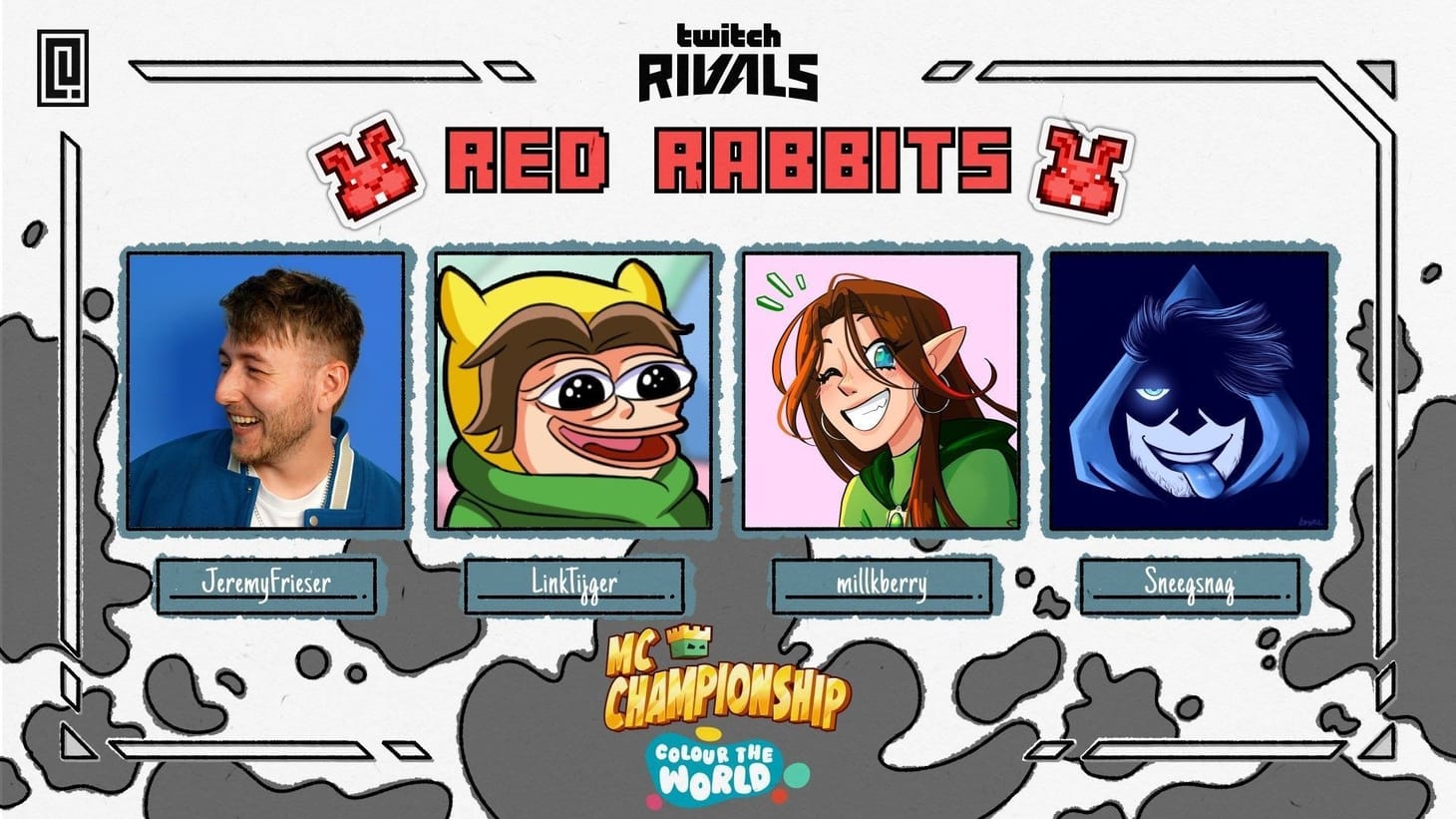 Minecraft Championship x Twitch Rivals 2025 Colour the World: List of ...