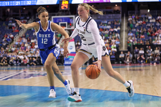 Hannah Hidalgo, HC Niele Ivey and more in awe of Liza Karlen as Notre Dame forward pens ...