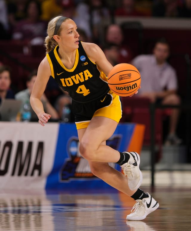 Kylie Feuerbach: IN PICS: Iowa star Kylie Feuerbach, Jada Gyamfi ...