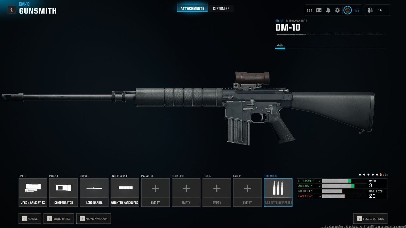 DM-10 can now three-shot enemies in Warzone Verdansk