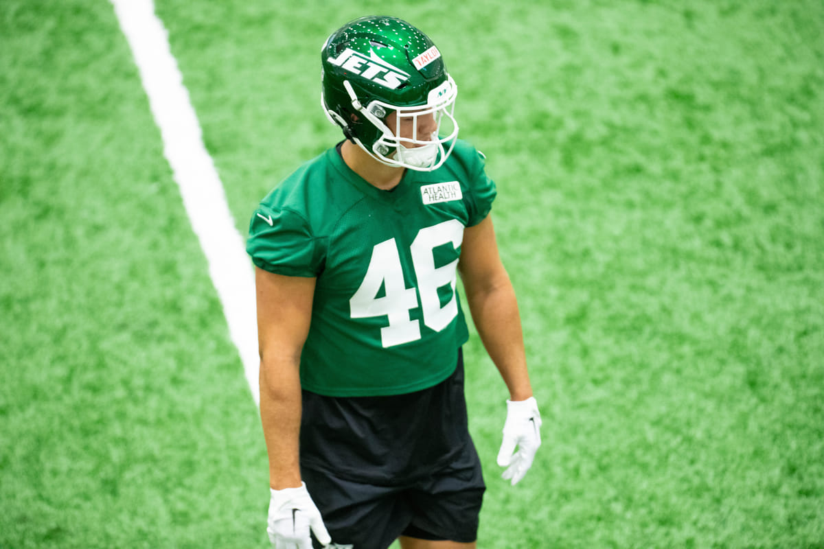 Jets TE Mason Taylor makes feelings known about living up to dad Jason ...
