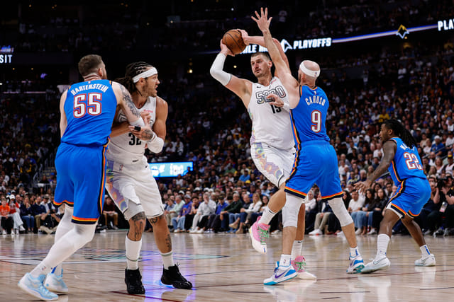 OKC Thunder vs Denver Nuggets game player stats and box score for May ...