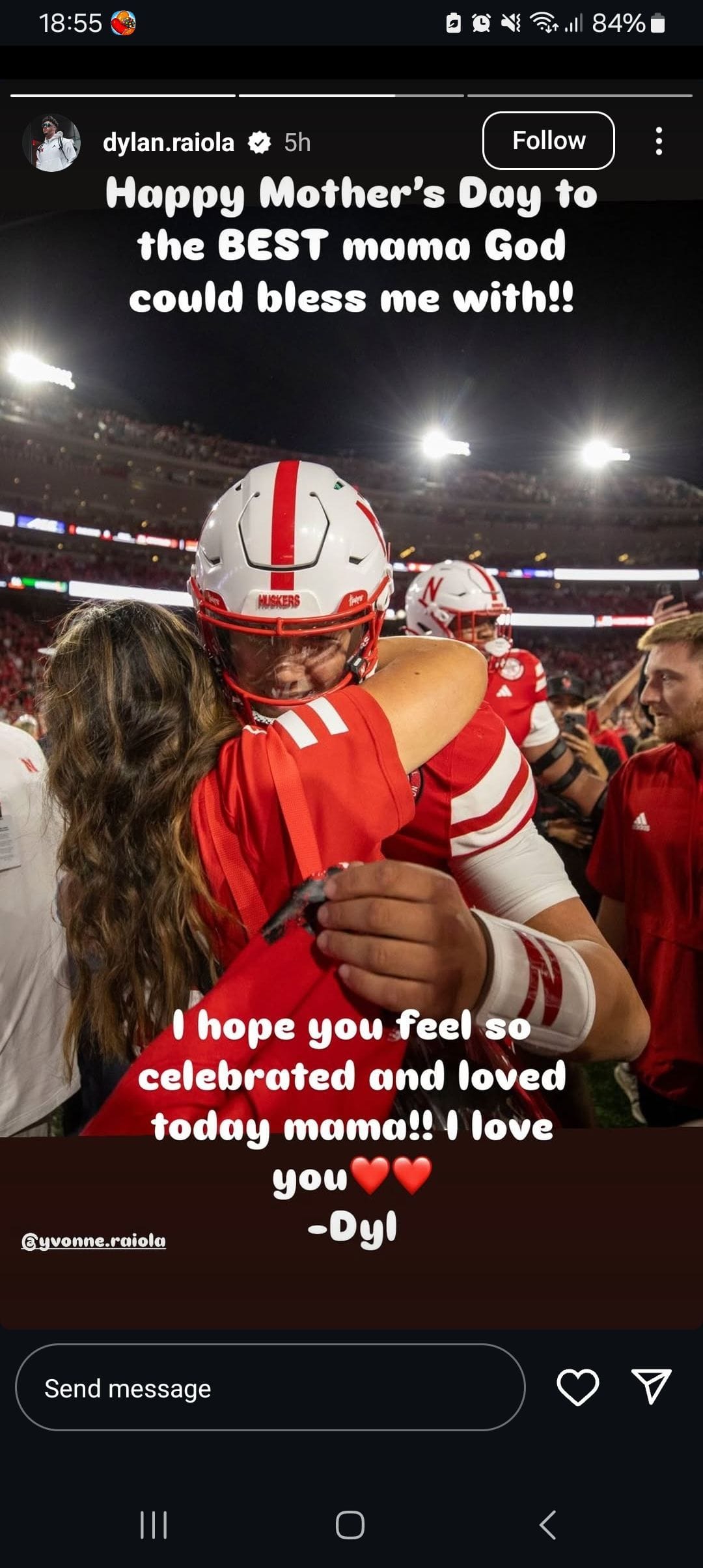 “I hope you feel celebrated”: Nebraska QB Dylan Raiola writes emotional ...