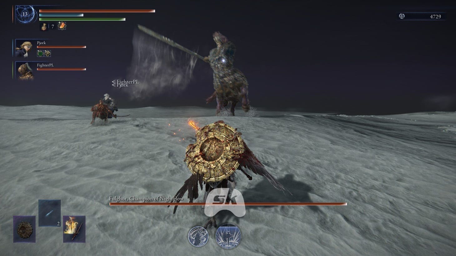 How to defeat Fulghor, Champion of Nightglow (Darkdrift Knight) in ...