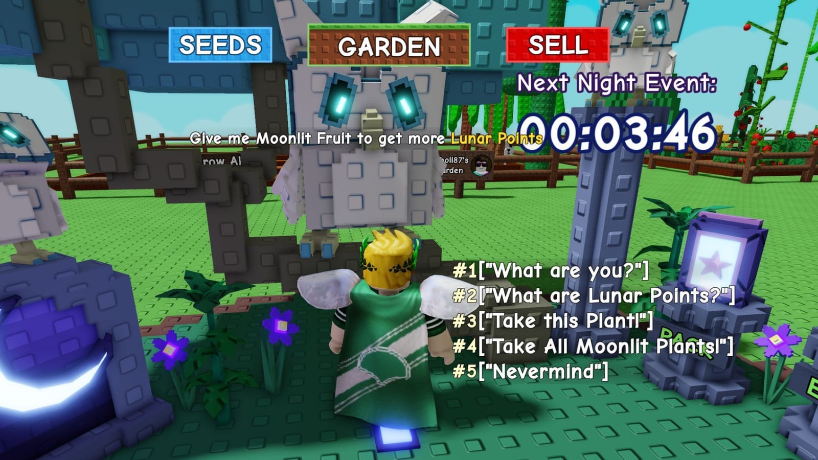 Grow a Garden all Night Egg Pets