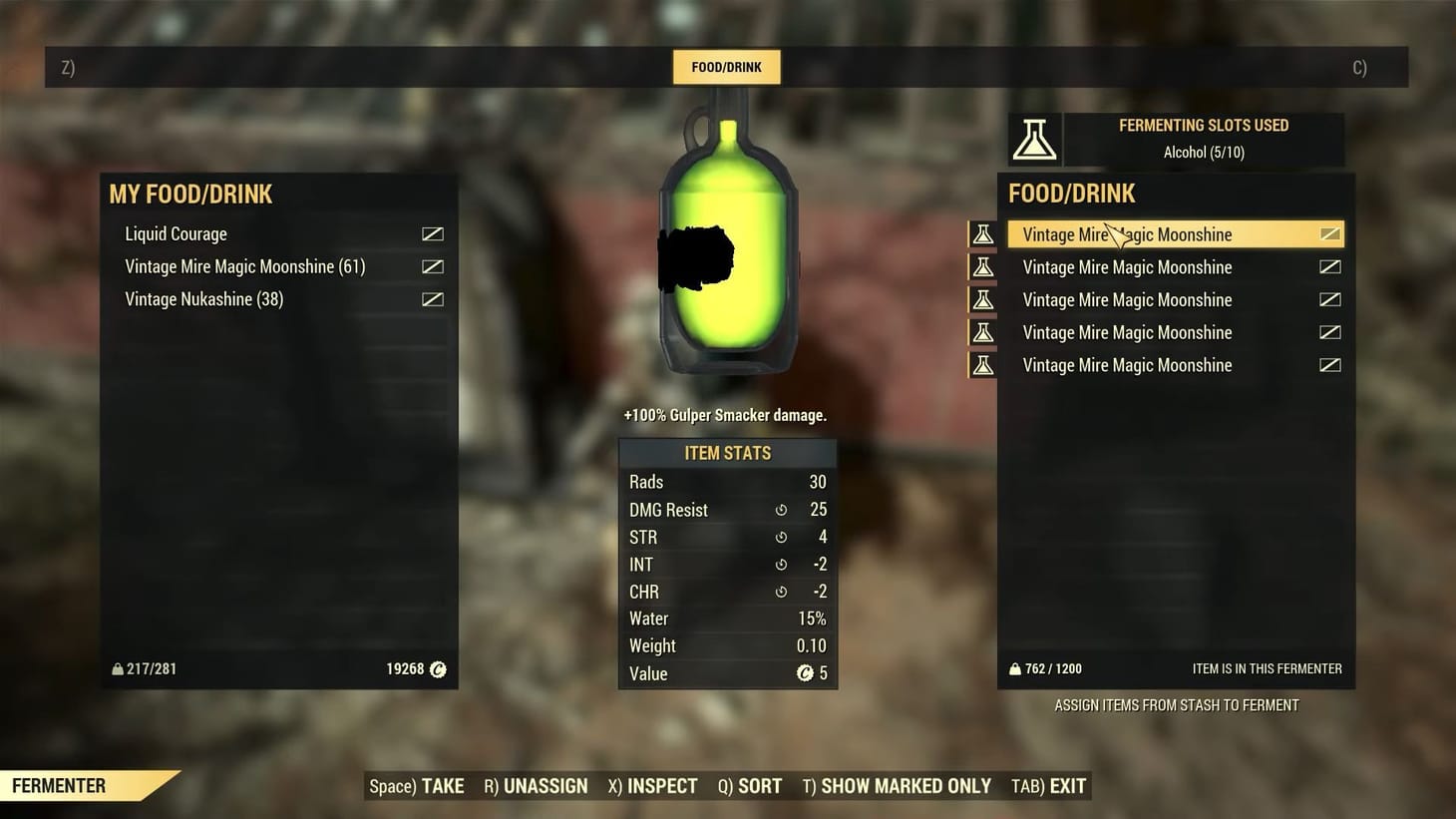 Fallout 76 Vintage Alcoholic Beverage daily challenge, explained