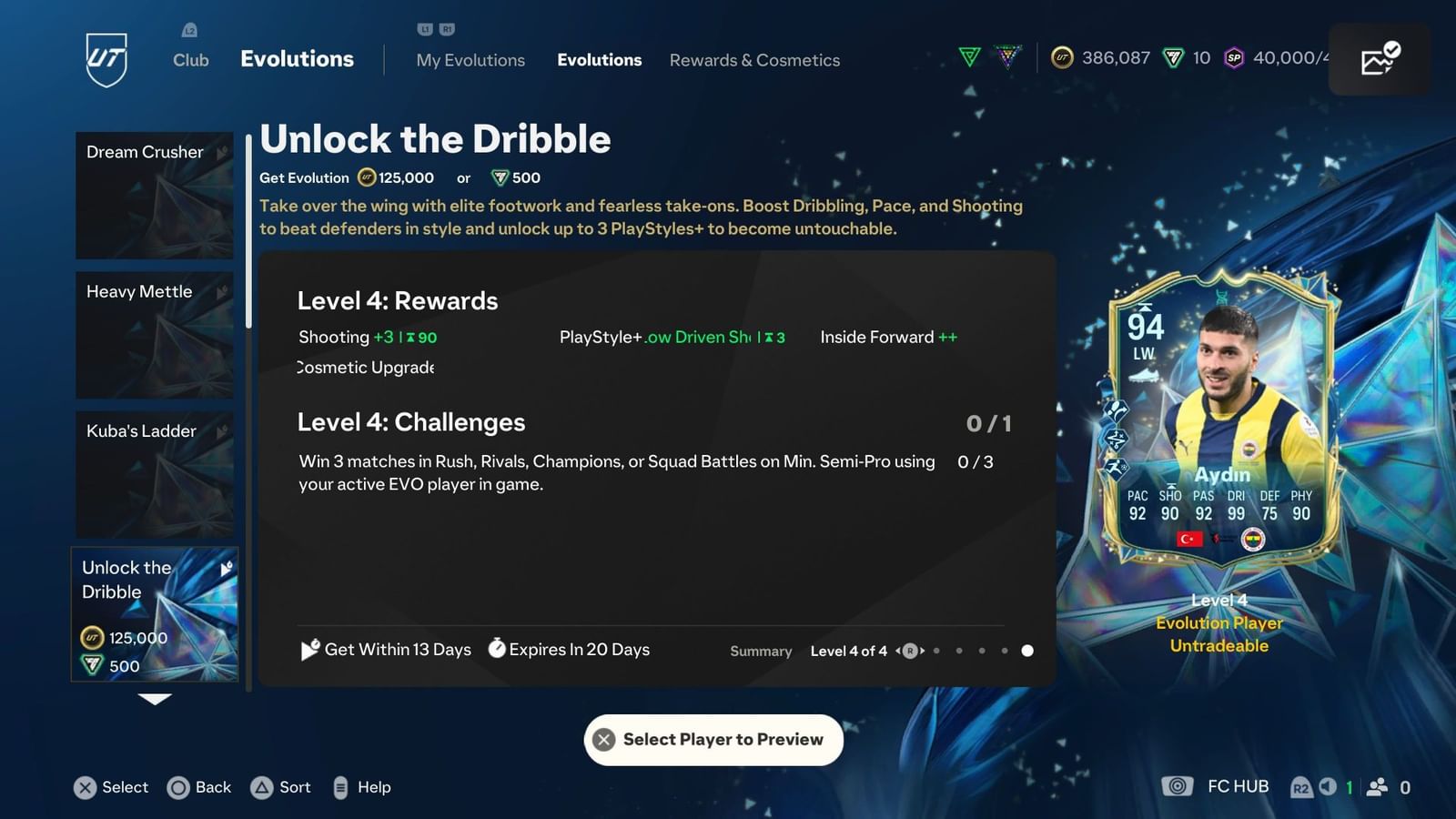 EA FC 25 Unlock The Dribble Evolution guide: Best players to use, all upgrades, requirements ...