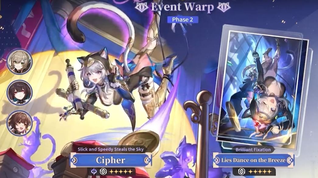 Cipher banner in Honkai Star Rail: Release date, 4-stars, and Light Cones