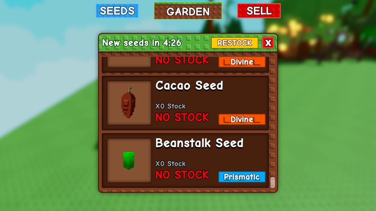 Beanstalk Grow a Garden: Seed price, rarity, and harvest value