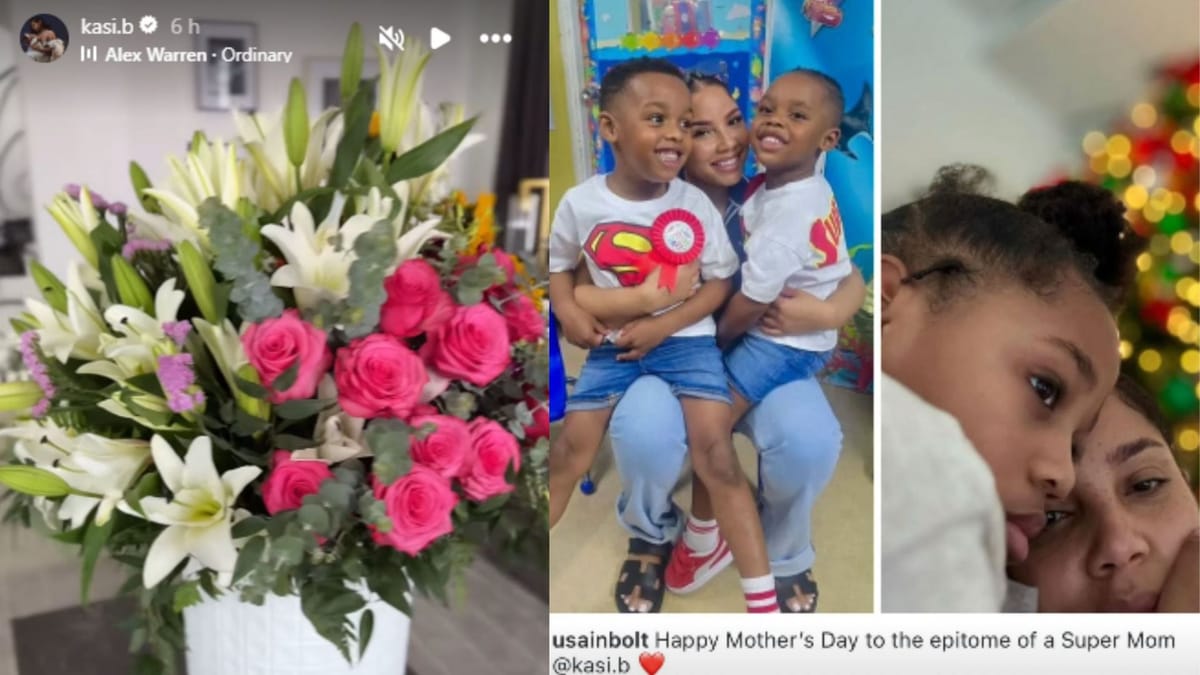 Usain Bolt makes partner Kasi Bennett emotional with a special Mother's ...